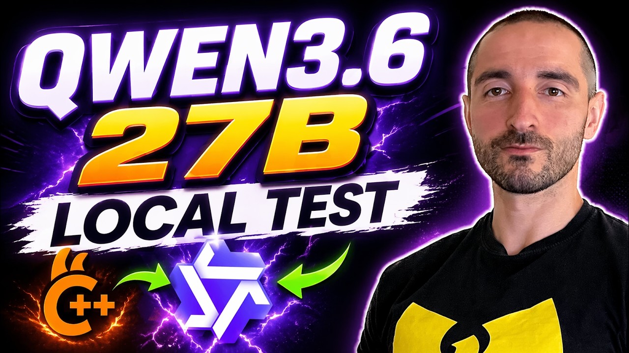 Qwen3.6 (27B) Local Test | Better than Gemma 4? | Coding, OCR, Images with llama.cpp | 🔴 Live