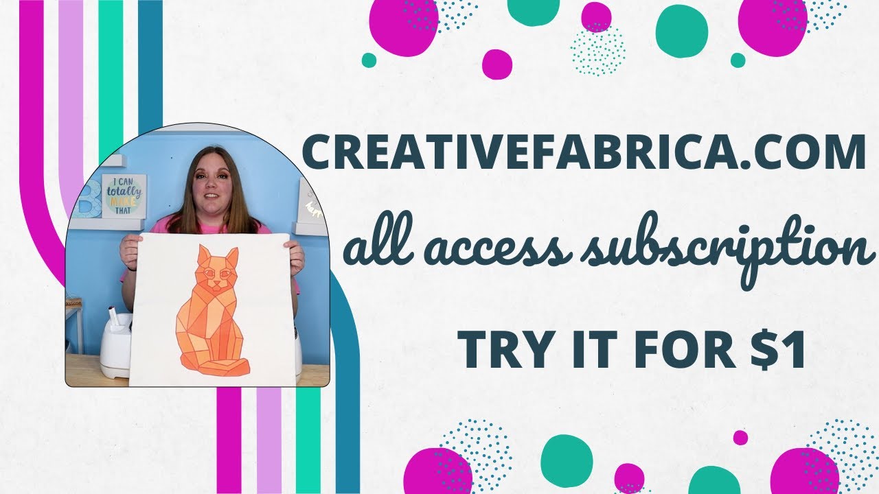 Creative Fabrica All Access Membership for $1 - Subscriptions to use instead of Design Space Access