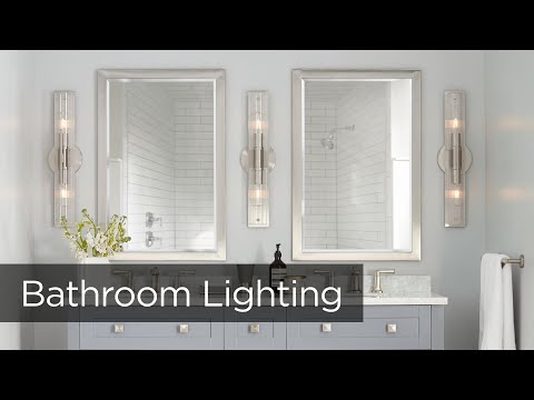 Bathroom Lighting Tips from Lamps Plus - How to Light a Vanity
