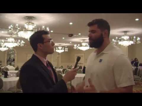 Anthony Carlo Interviews New York Giants Lineman Justin Pugh ...