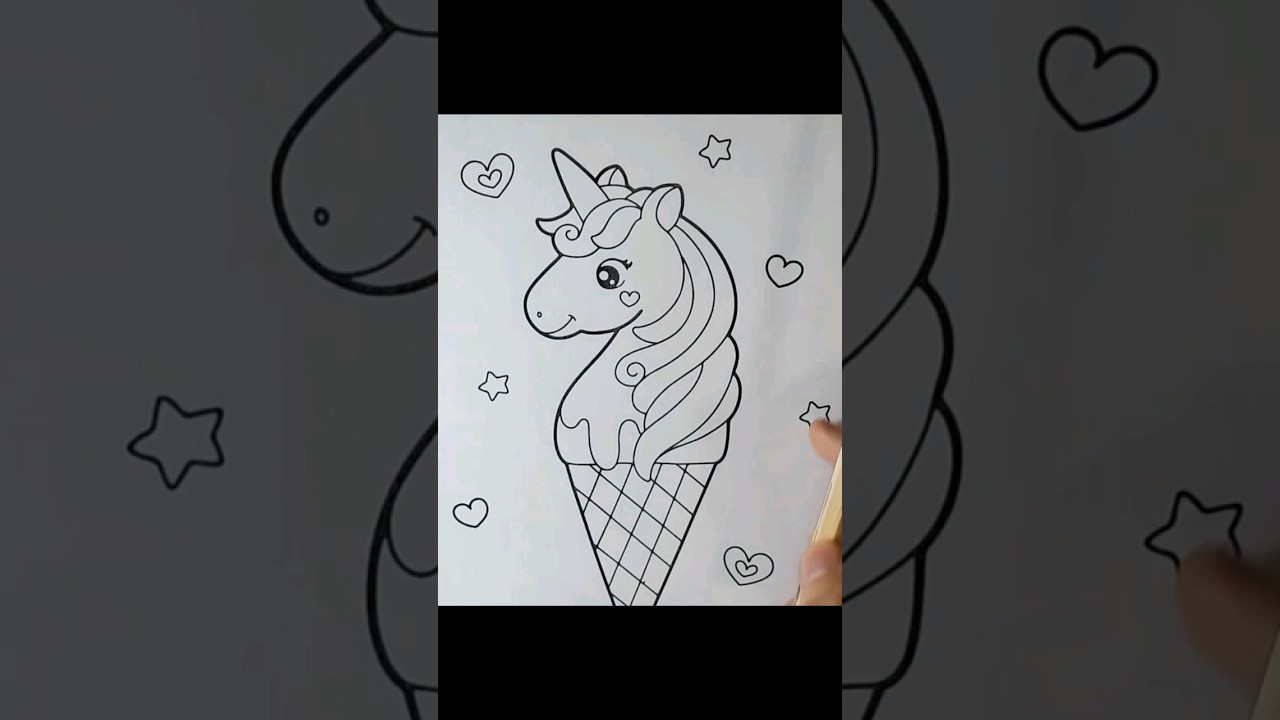 UNICORN COLORING PAGES/ COLORING PAGES for CHILDREN