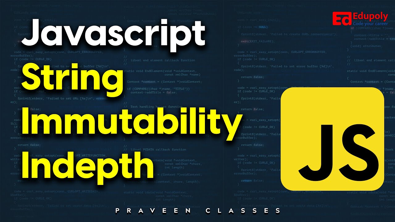 Javascript String Immutability Indepth