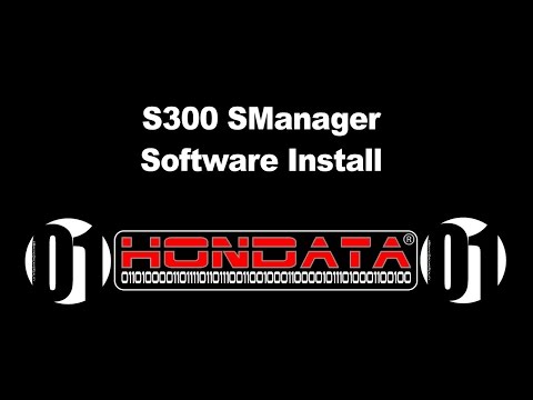 S300 Smanager Software Install