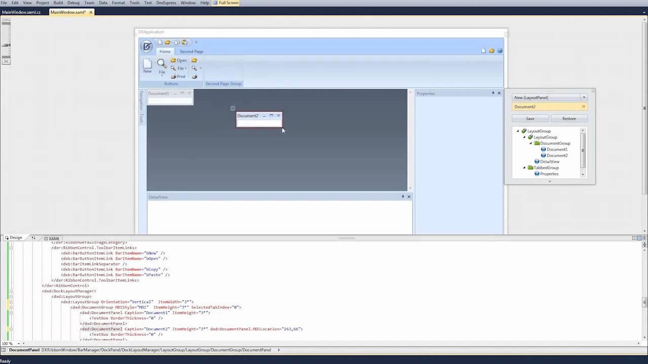 WPF Ribbon Control - Ribbon Merging