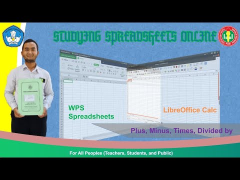 Plus, Minus, Times, Divided by using WPS Spreadsheets and LibreOffice Calc
