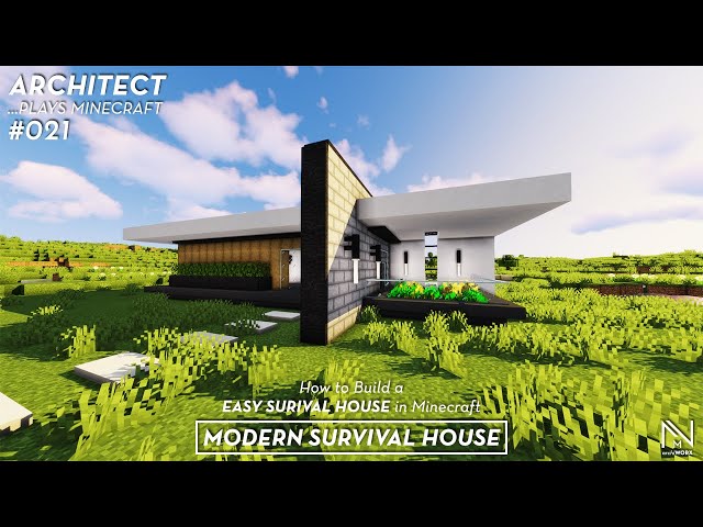 Minecraft Modern Survival House Minecraft Map