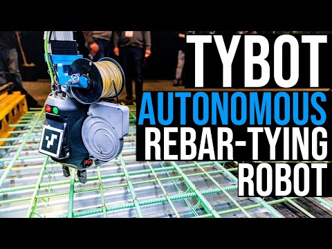 TyBot is an autonomous rebar tying robot that delivers huge ...