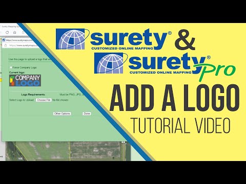 Add your Company Logo to Surety and Surety Pro Maps.