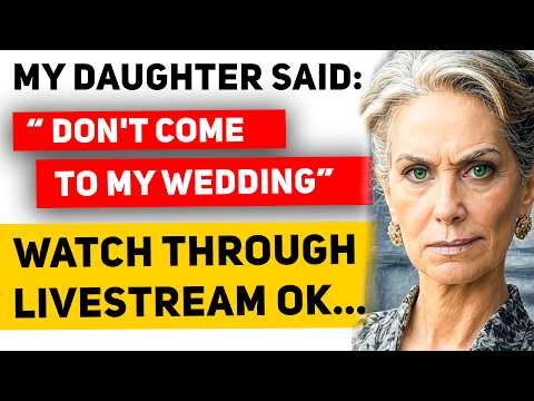 My Daughter Said Me: Don't come to my wedding! Watch the LIVESTREAM" BRUTAL Family Story