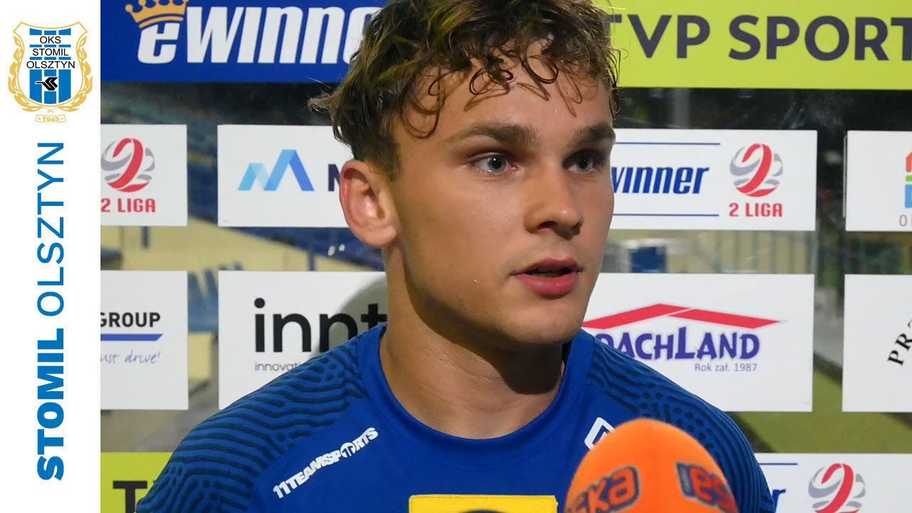 Filip Wójcik po meczu z Chrobrym Głogów – Stomil Olsztyn S.A.