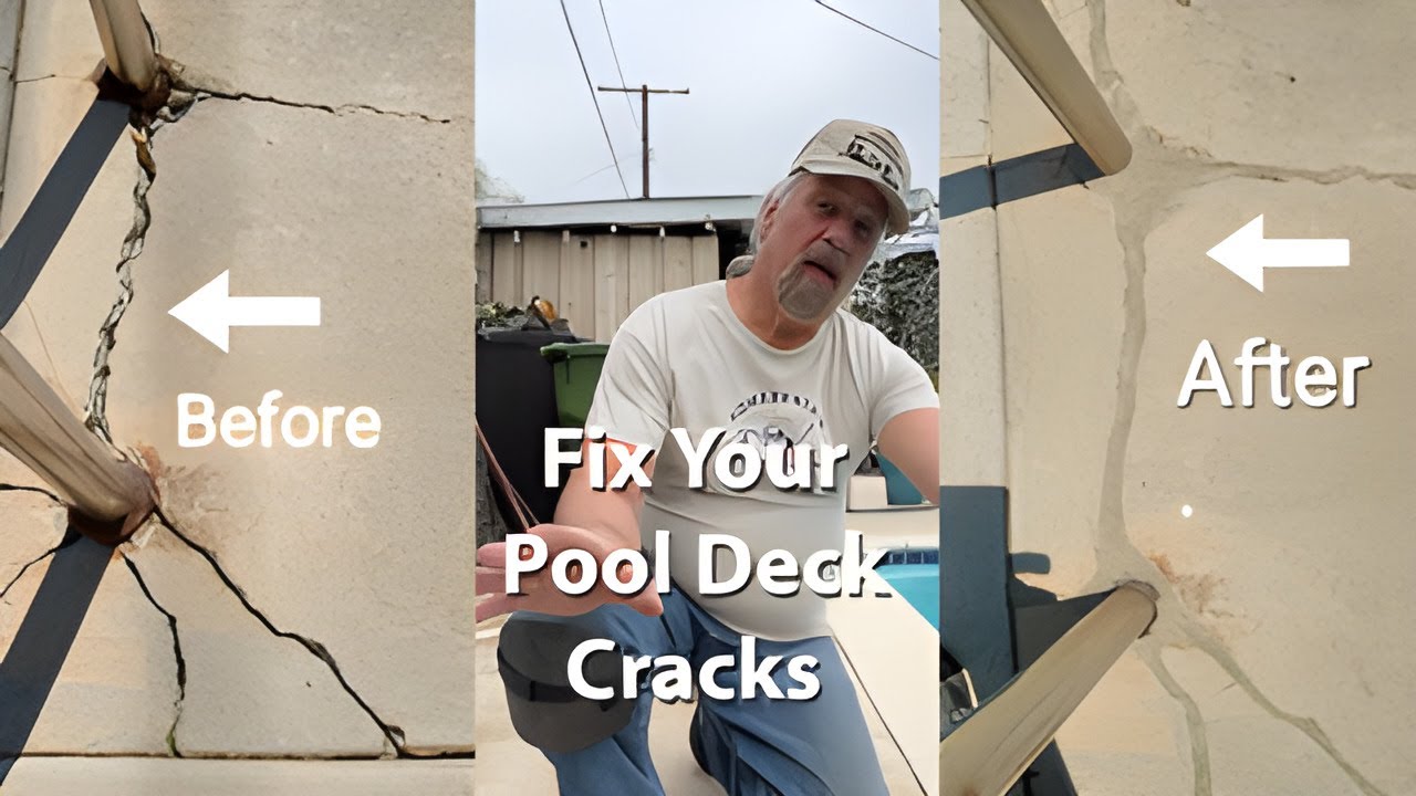 CAULK YOUR POOL DECK CRACKS!!!