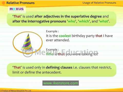 Relative Pronouns | English Grammar | iken | ikenedu | ikenApp