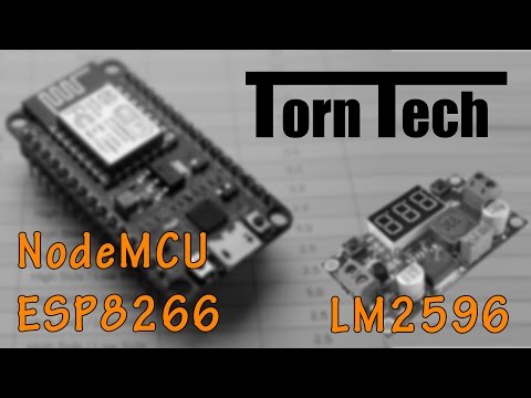 NodeMCU (ESP8266) Wifi Module, LM2596 VV Converter - PostBag - TN0003