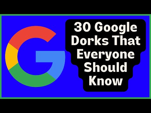 Learn these Google dorks and that's all you need.