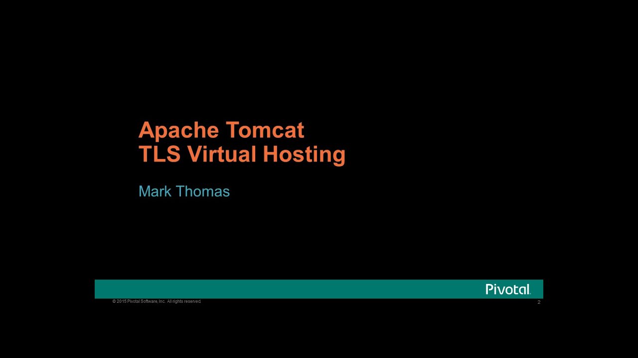 Apache Tomcat: TLS Virtual Hosting