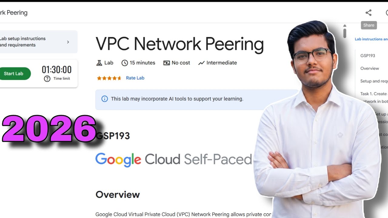 VPC Network Peering Lab Solution | Google Cloud Skills Boost 2026