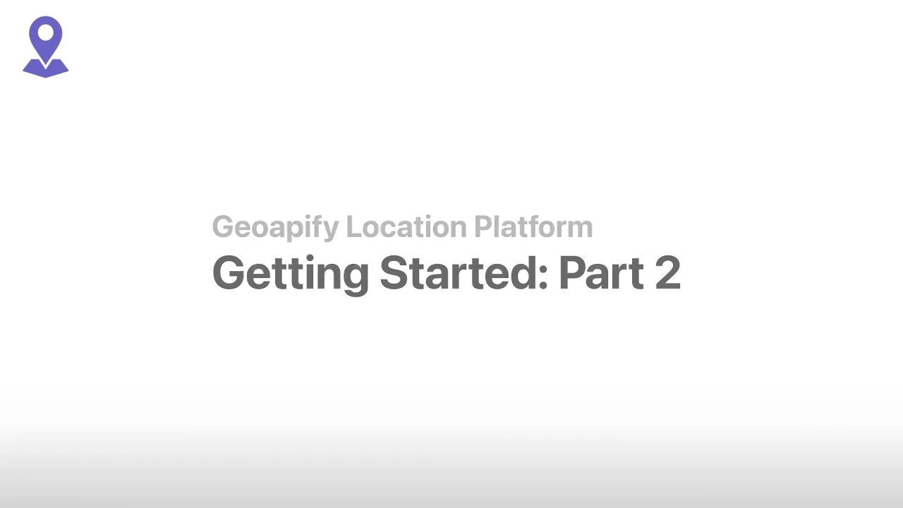 Getting Started with Geoapify: Part 2 - Project and API Keys