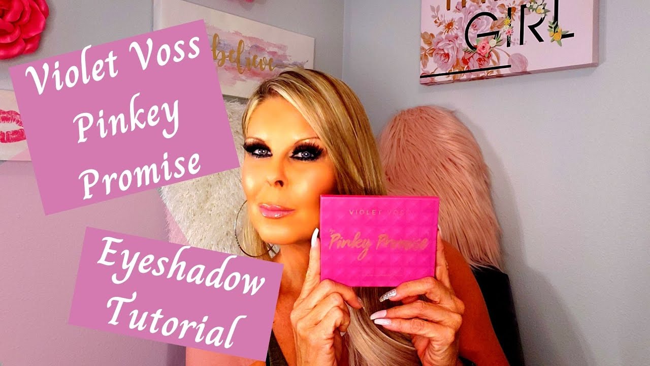 Violet Voss Pinkey Promise Eyeshadow Tutorial. I Love This Palette