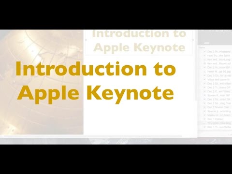 Introduction to Apple Keynote