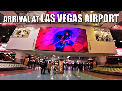 ✈ Your Virtual Arrival at LAS VEGAS AIRPORT, T1