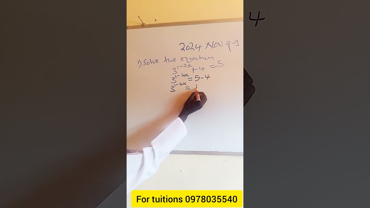 ECZ November 2024 math paper 1, Q12(a).