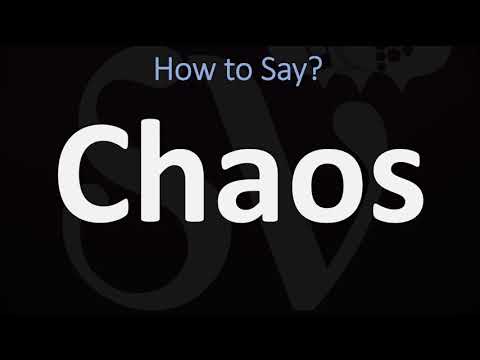How to Pronounce Chaos (CORRECTLY)