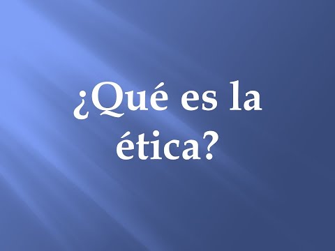 Definición de ética