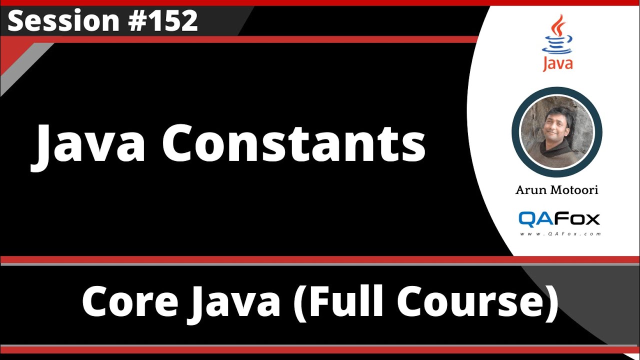 Java - Part 252 - Java Constants