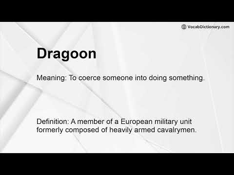 Dragoon Meaning