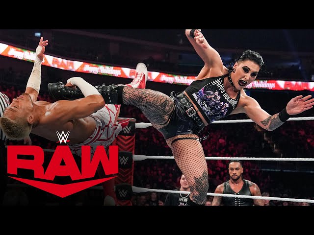 Rhea Ripley's four-word reaction to Seth Rollins putting his arm around her shoulder on WWE RAW