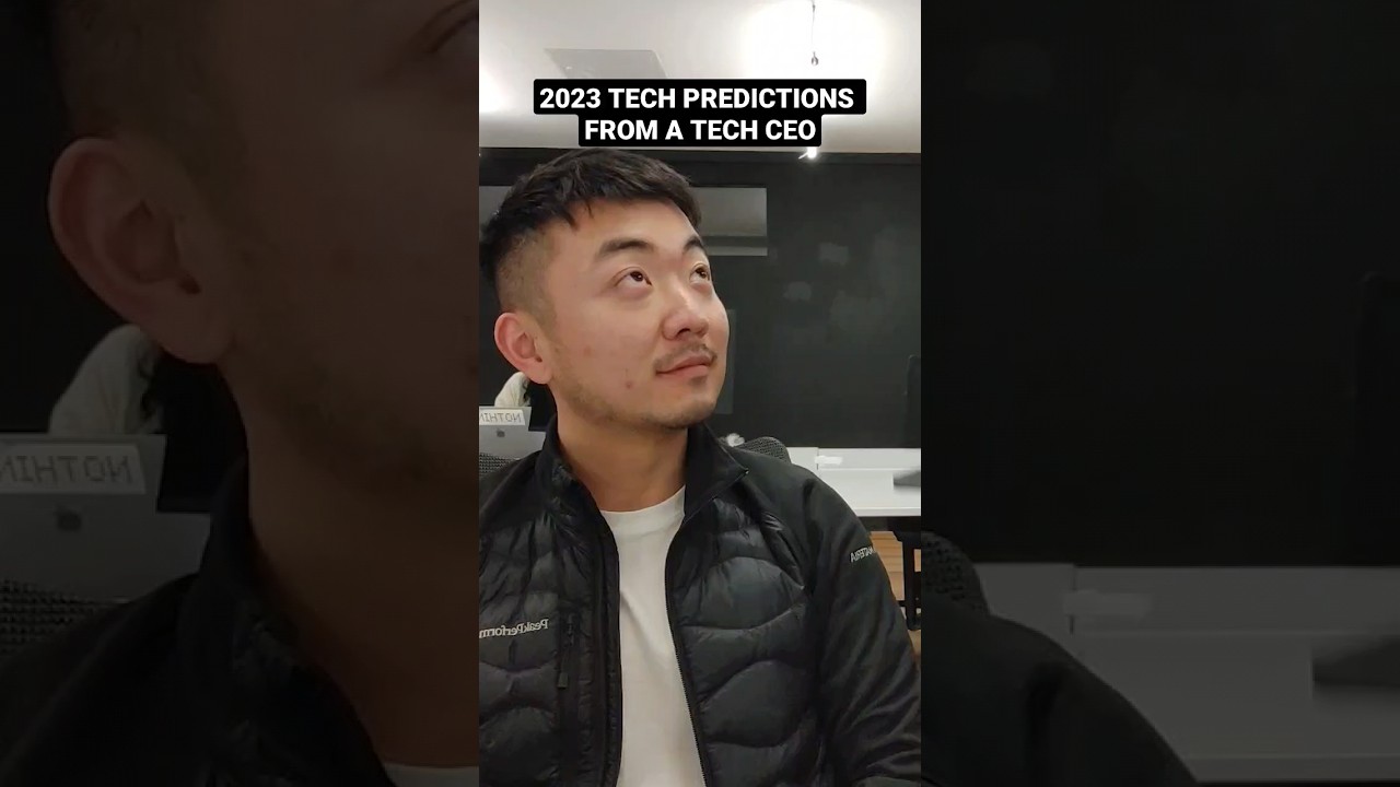 2023 tech predictions from Carl. #nothing