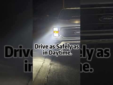 Ford F-150 LED Headlight Upgrade: Lasfit High & Low Beam Road Test & Review!