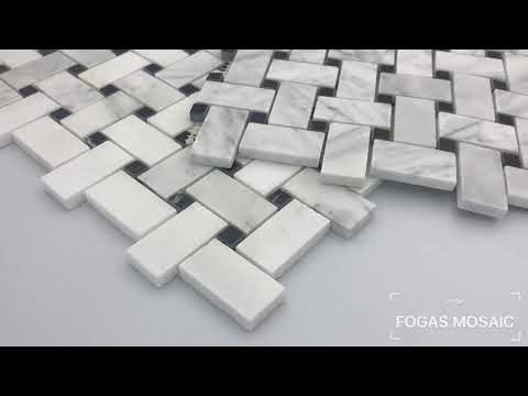 difference between oriental white and carrara white marble mosaic tile