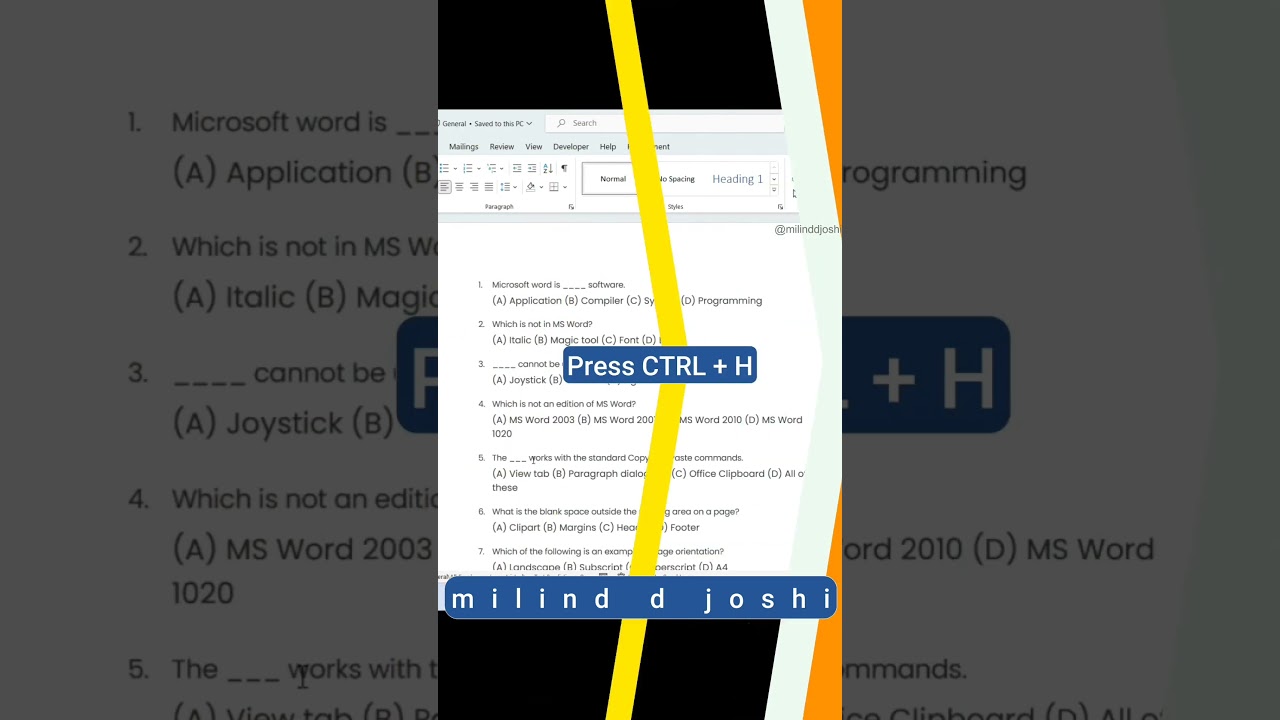 Change MCQ style in Microsoft Word with this hack 🤓 #msword #mswordtricks #mswordtips