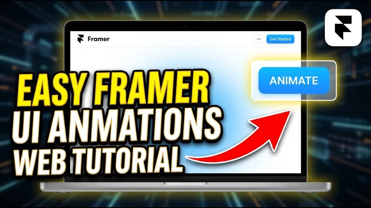 How to setup UI animations for web interfaces using Framer - Easy Tutorial