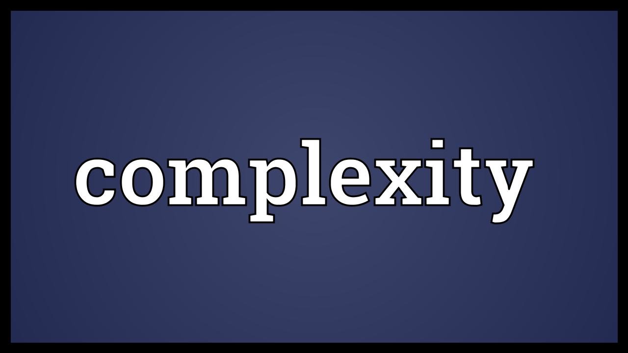 Complexity Meaning