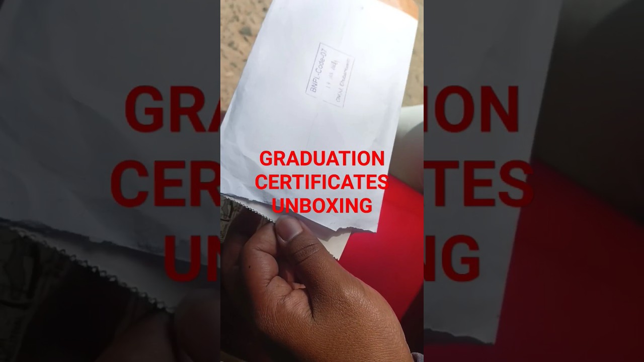 GRADUATION CERTIFICATE UNBOXING///#IGNOU #GRADUATION #CERTIFICATES #UNBOXING #TRENDING #MIGRATION