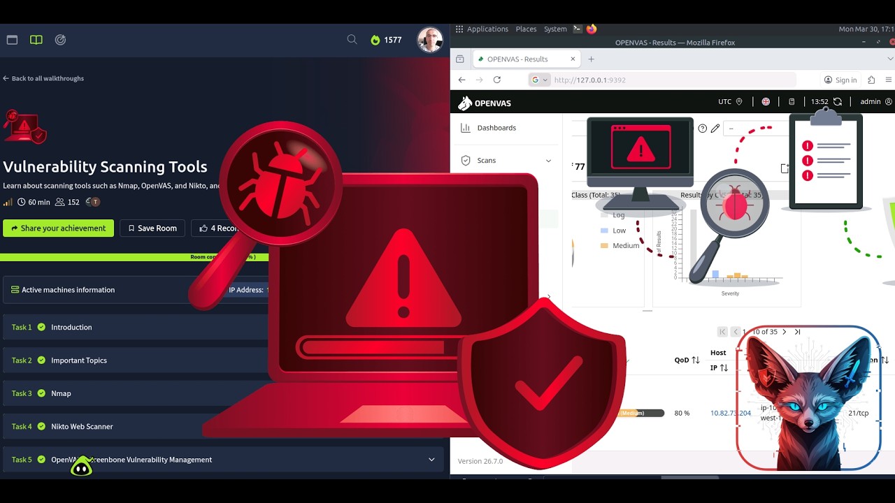 TryHackMe Vulnerability Scanning Tools  | Full Walkthrough 2026