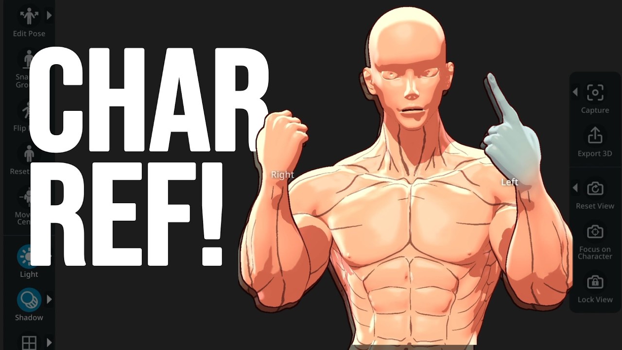 Charactool - A New & Free 3D Pose /Reference Tool!