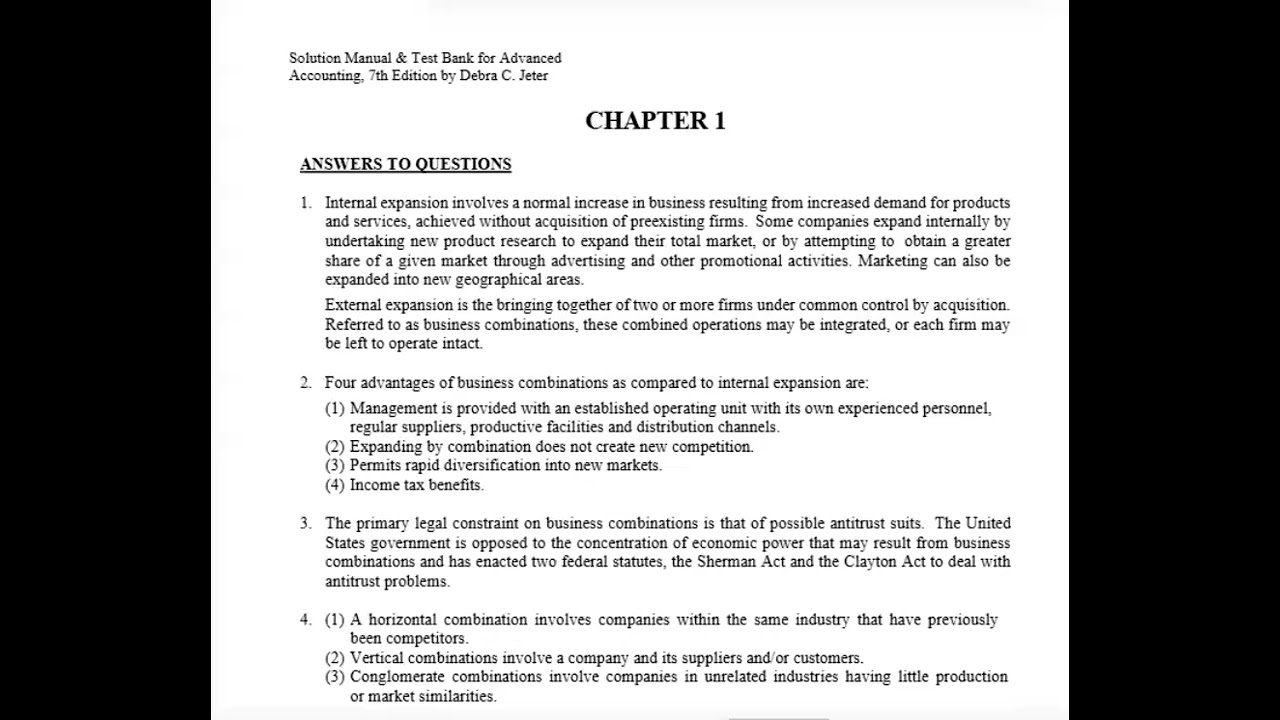📊 Advanced Accounting (7th Edition) – COMPLETE Solution Manual & Test Bank | 1315 Pages | Verified