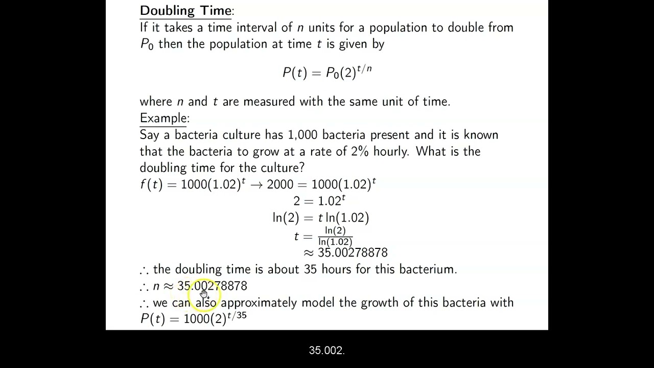 Ch. 4.6 Modeling with Exponential Functions