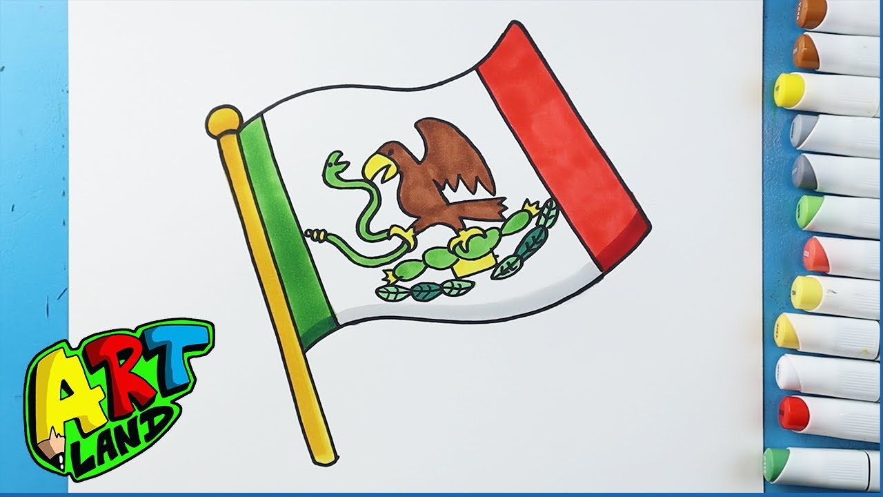 How to Draw The Flag of Mexico