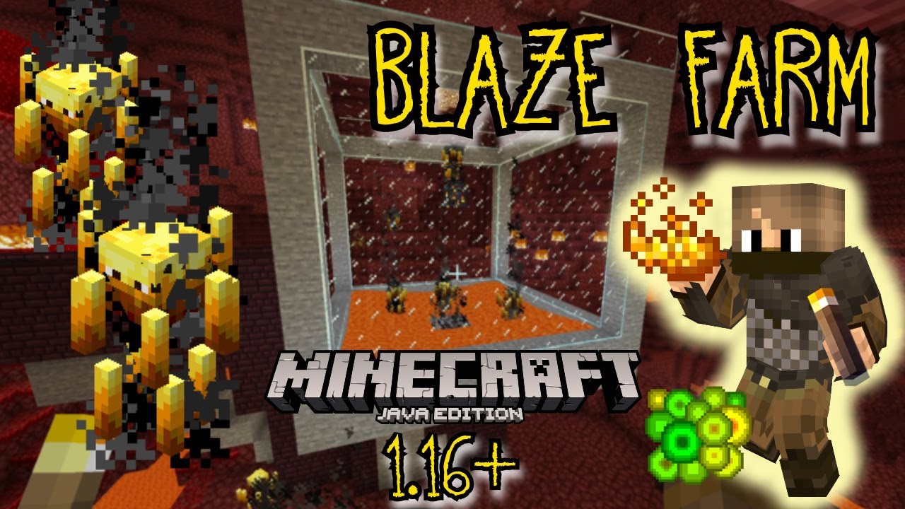 SUPER EASY BLAZE FARM | Minecraft Java 1.16+ | Super Simple Tutorials