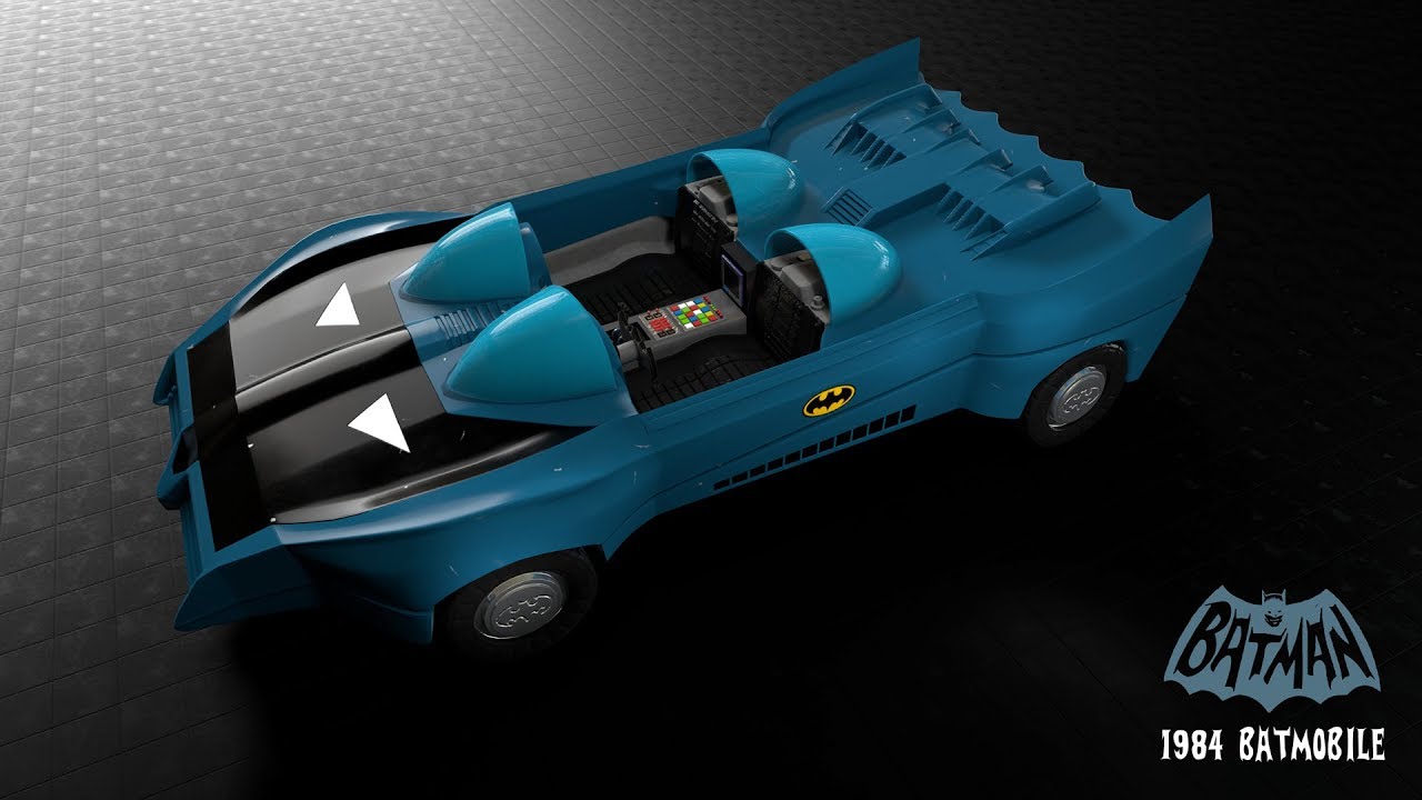 1984 Batmobile - 3D Model