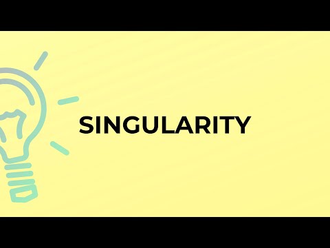What is the meaning of the word SINGULARITY?
