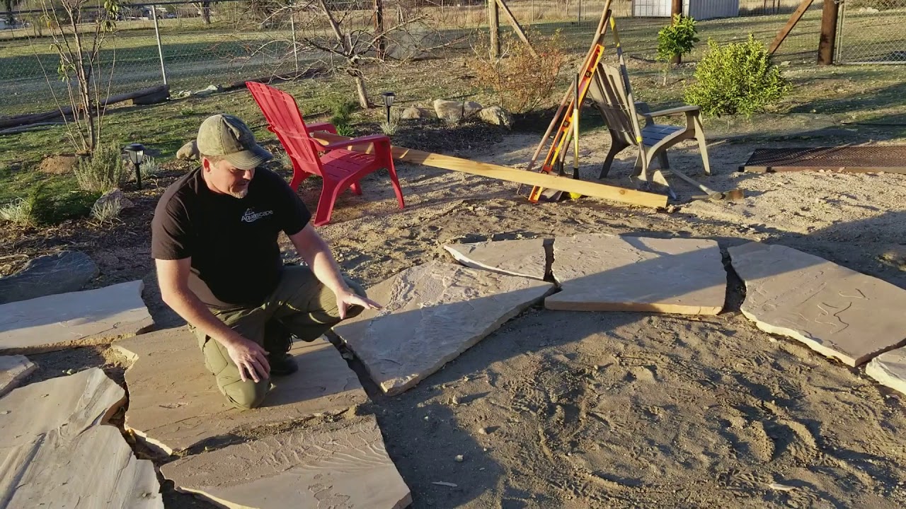 Flagstone Patio and Firepit Construction Tips