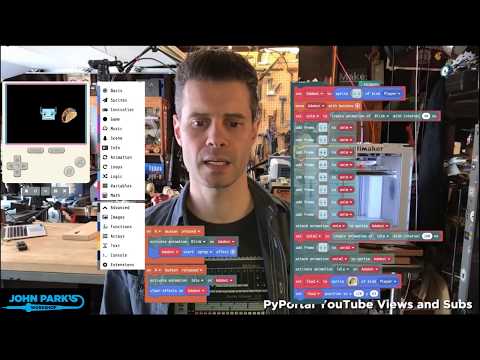 MakeCode Minute: Arcade Facial Animation @adafruit @johnedgarpark #adafruit @MSMakeCode # ...