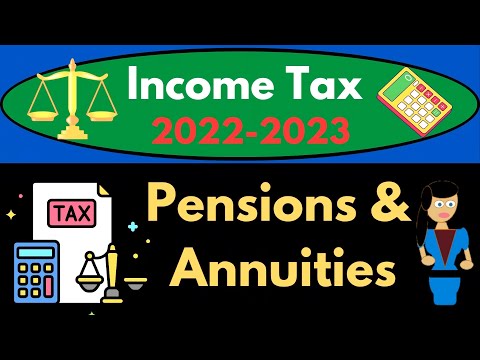 Pensions & Annuities 3240 Income Tax Preparation 2022 - 2023