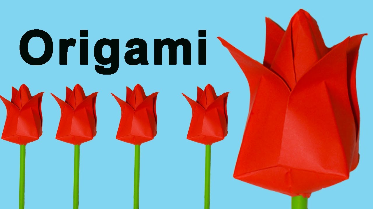 Como Hacer Flores De Papel Origami Fácil