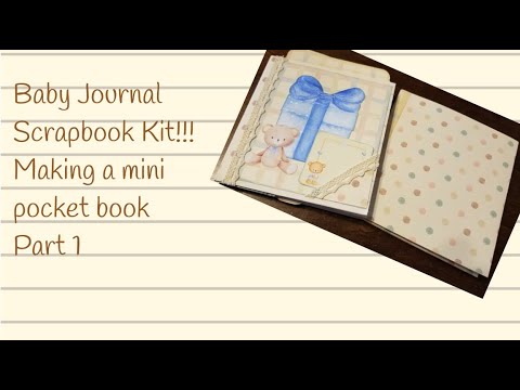 Making a mini pocket book! Part 1- Craft-along plus 4 page freebie set ...